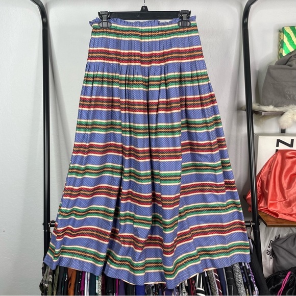 Cullinane | Skirts | Vintage Cullinane Striped 0 Cotton Skirt | Poshmark